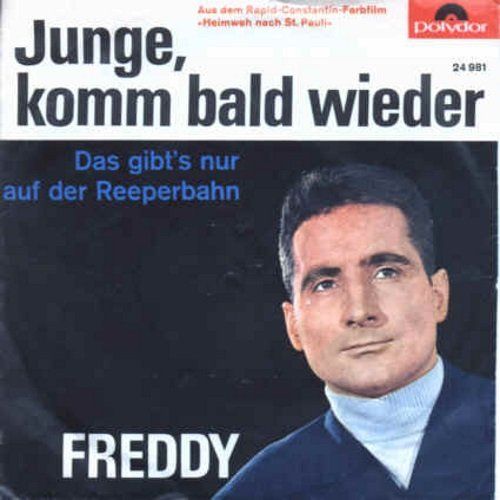 Quinn Freddy - Junge, komm bald wieder (7"-dunkelrot) (Gebraucht) in ...