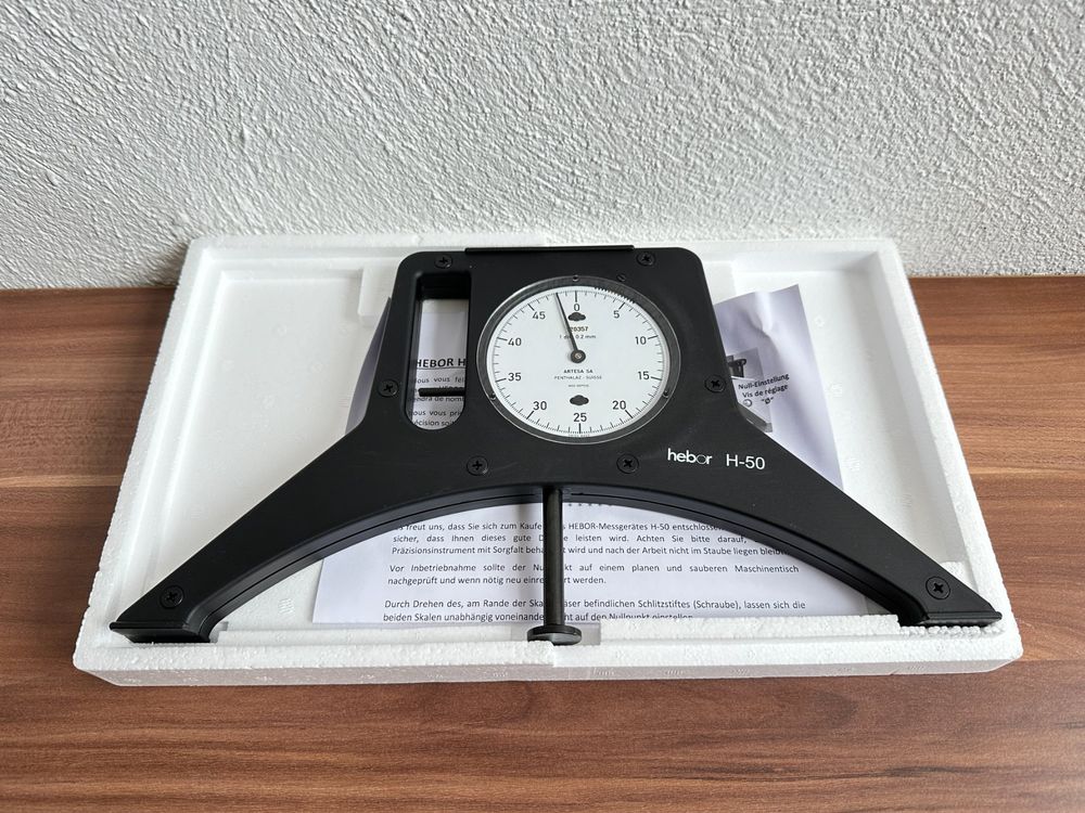 Einstellehre Kehlmaschine Hebor H-50 Messlehre (Gebraucht) in ...