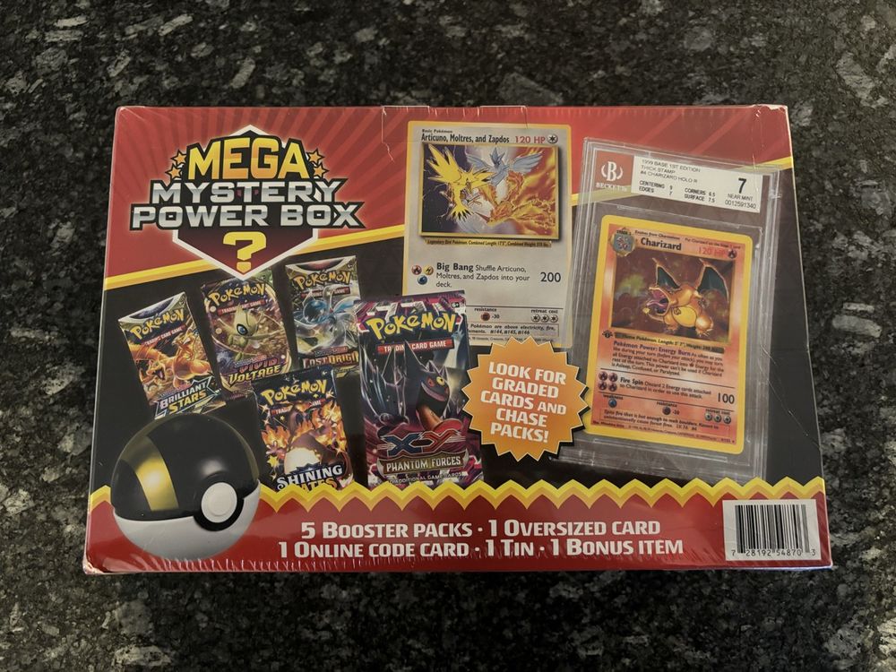 Pokemon MEGA Mystery Power Box Charizard (Neu und originalverpackt) in ...