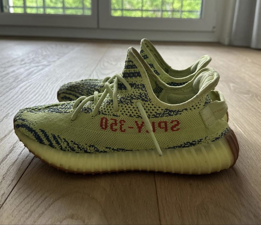 Adidas Yeezy Boost 350 V2 Semi Frozen Yellow (Neu (gemäss Beschreibung ...