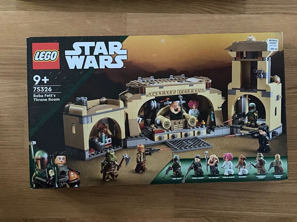 Lego Star Wars 75326 Boba Fett's Thronsaal (Neu und originalverpackt ...