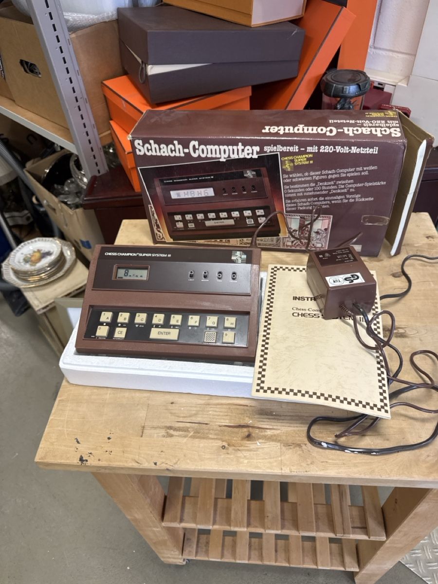 Chess Champion Super System III Schachcomputer, Retro! (Neu (gemäss ...