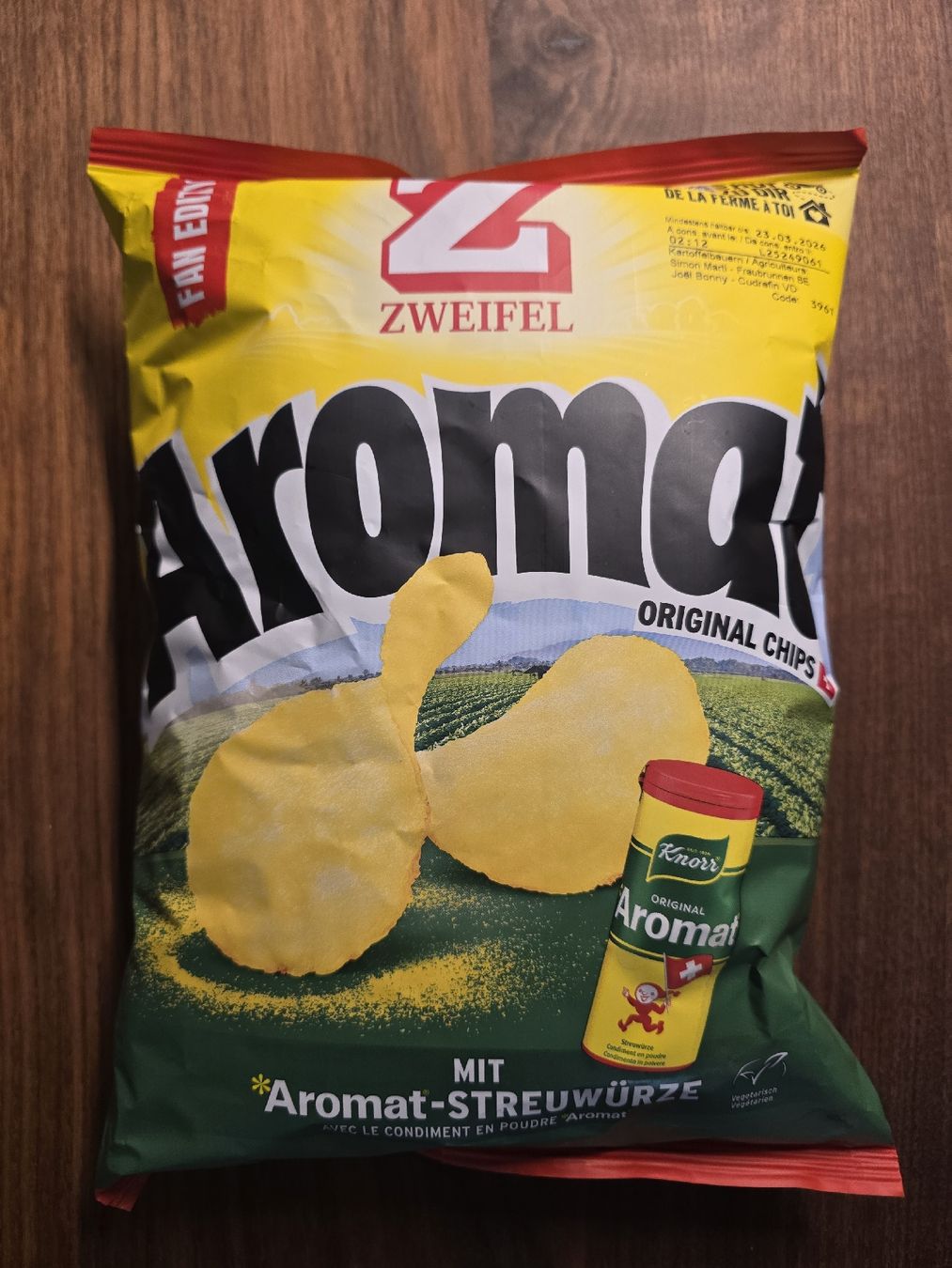 Zweifel Chips Aromat Fan Edition - Jetzt geniessen! (Neu und ...