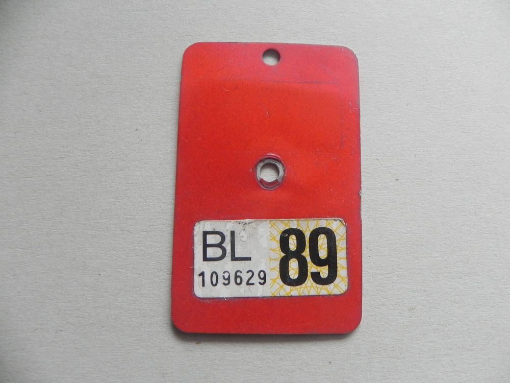 Velonummer Velo BL 1989 Baselland 89 Nummer Geschenk Bike (Gebraucht ...