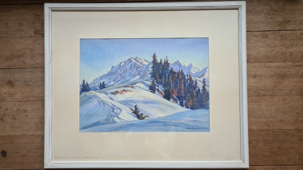 Victor Wildhaber, Aquarell, Original (signiert) | Kaufen auf Ricardo
