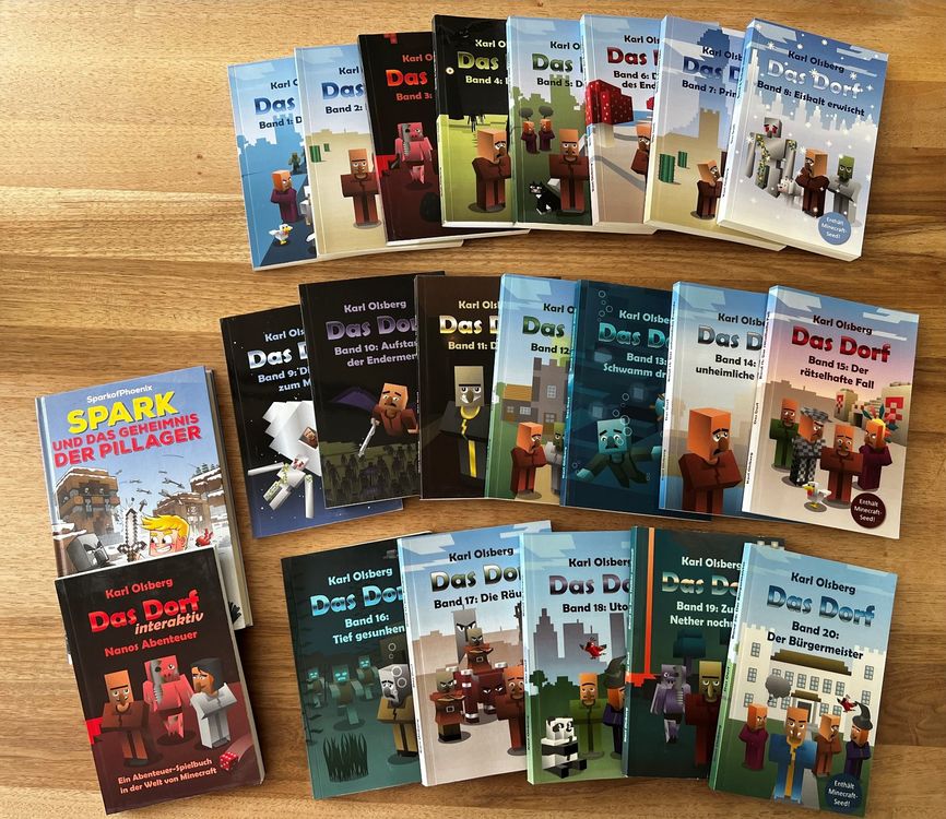 Bücher Minecraft Karl Olsberg – Das Dorf Band 1-20 | Kaufen auf Ricardo