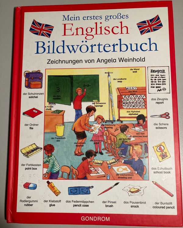 Englisch-Deutsches Bildwörterbuch für Kinder, 800 Wörter (Gebraucht) in ...