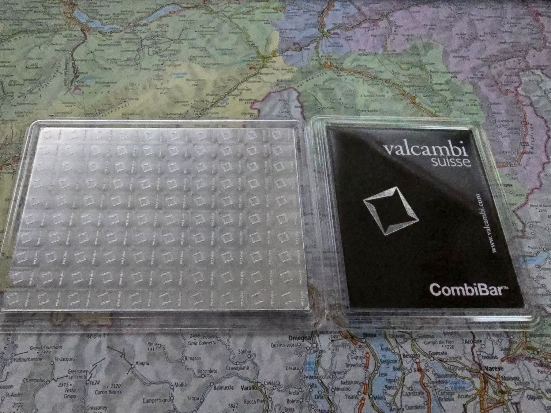 Valcambi Silver Combibar 100 x 1 gram 999er Feinsilber (Neu (gemäss ...