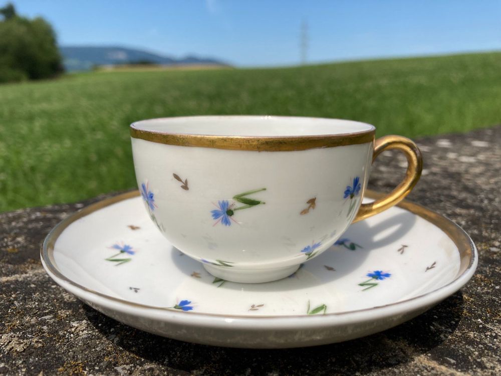 Langenthal 1953/55 ESPRESSOTASSE handbemalt | Kaufen auf Ricardo