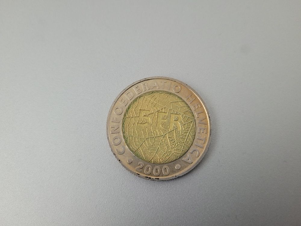 Schweiz 5 Franken 2000 150 Jahre Schweizer Franken (Gebraucht) in Neuheim für CHF 5 – mit ...