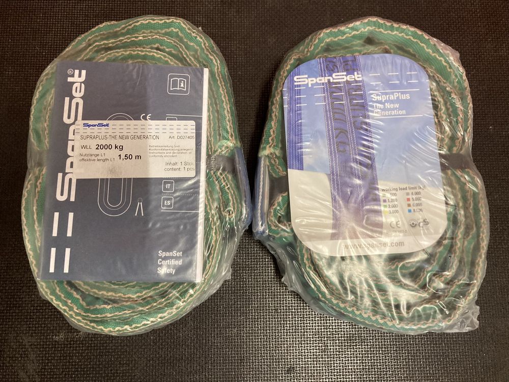 2 Hebebänder SpanSet 2000 kg (Neu und originalverpackt) in Hünenberg ...
