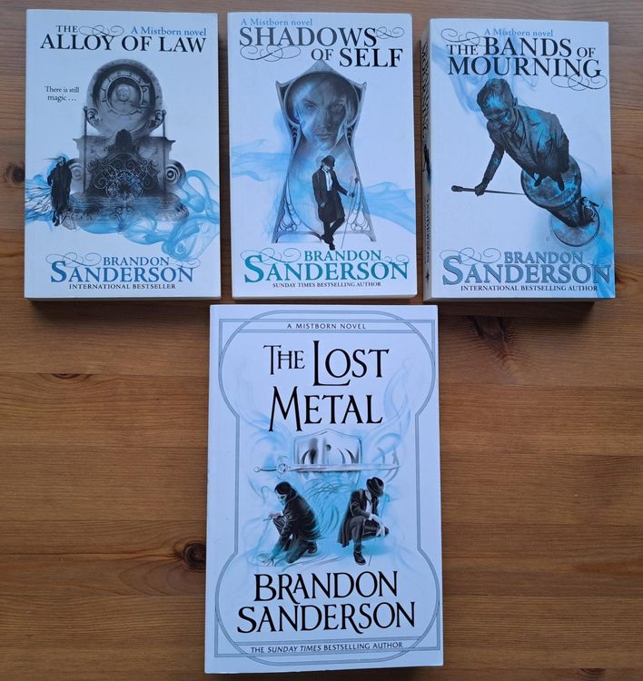 Brandon Sanderson, 4 Novels, English, Fantasy, Mistborn 4-7 | Kaufen ...