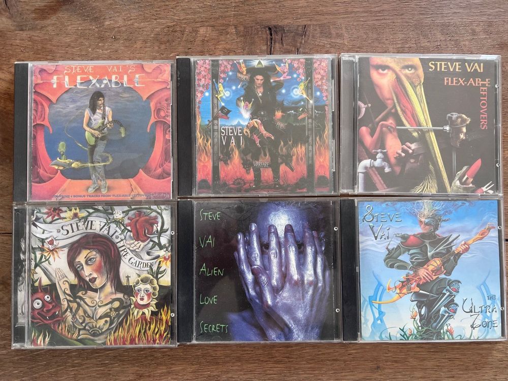 Steve Vai CD’s collection | Kaufen auf Ricardo