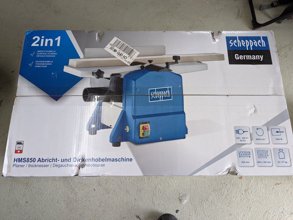 Scheppach Abricht- & Dickenhobelmaschine HMS850 | Kaufen auf Ricardo