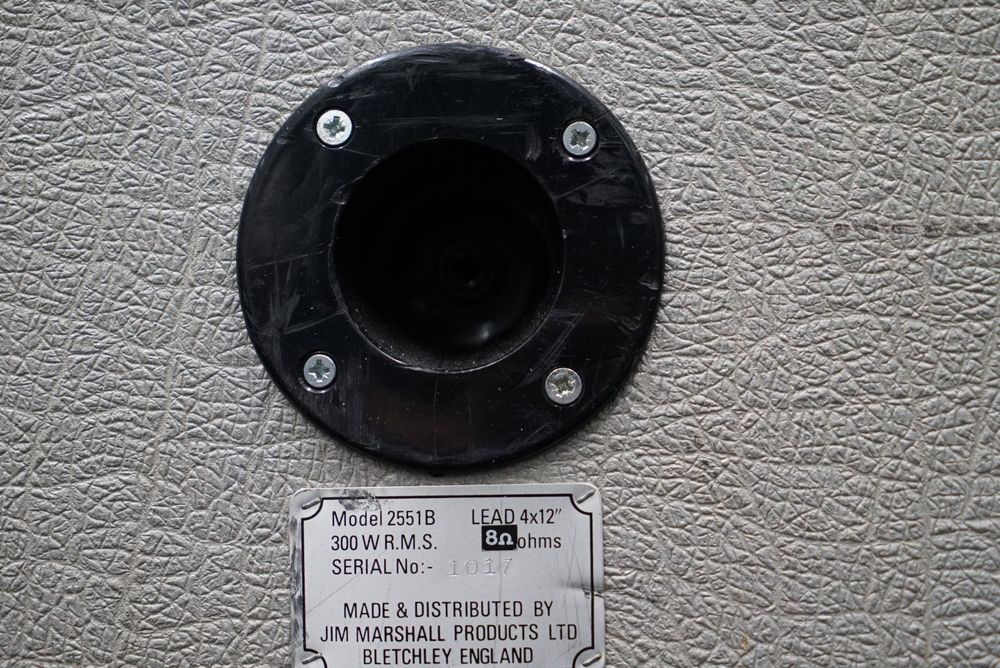 Marshall 2556B Silver Jubilee Speaker Cabinet 1987 sehr rar! (Gebraucht ...