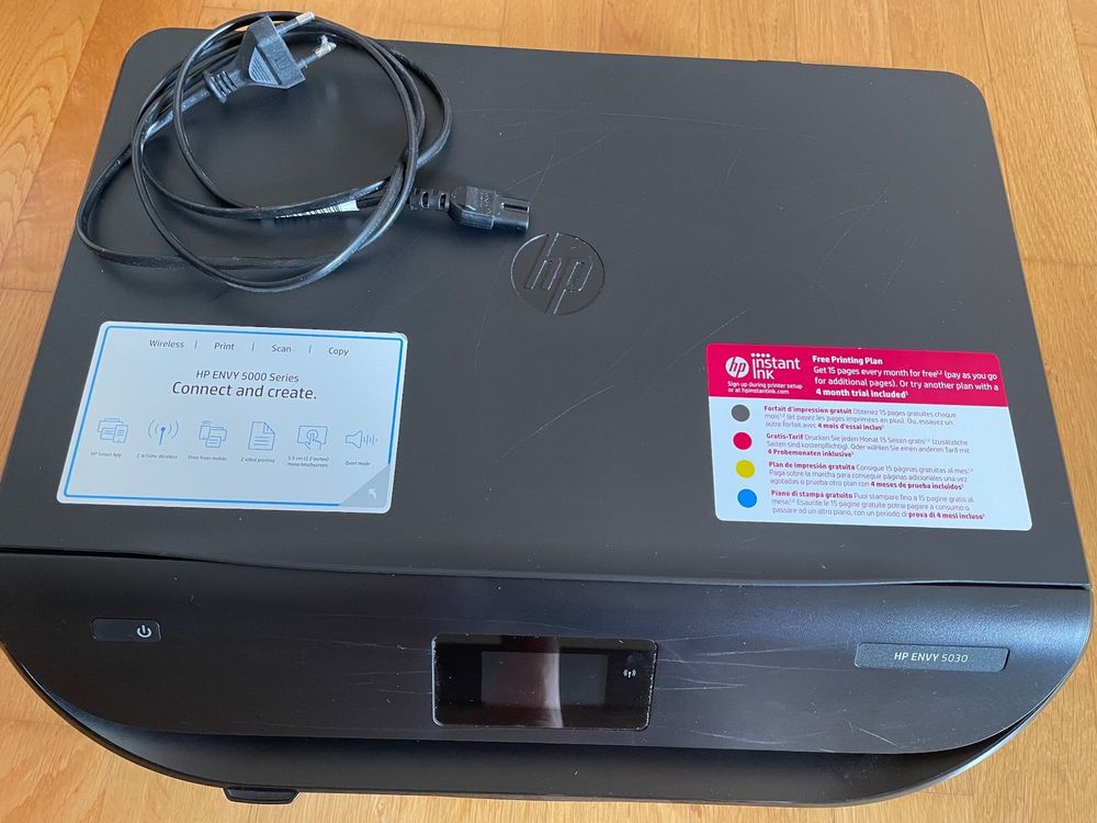 HP Envy 5030 Multifunktionsdrucker Scanner Kopierer Wifi (Gebraucht) in Visp für CHF 5 – nur ...