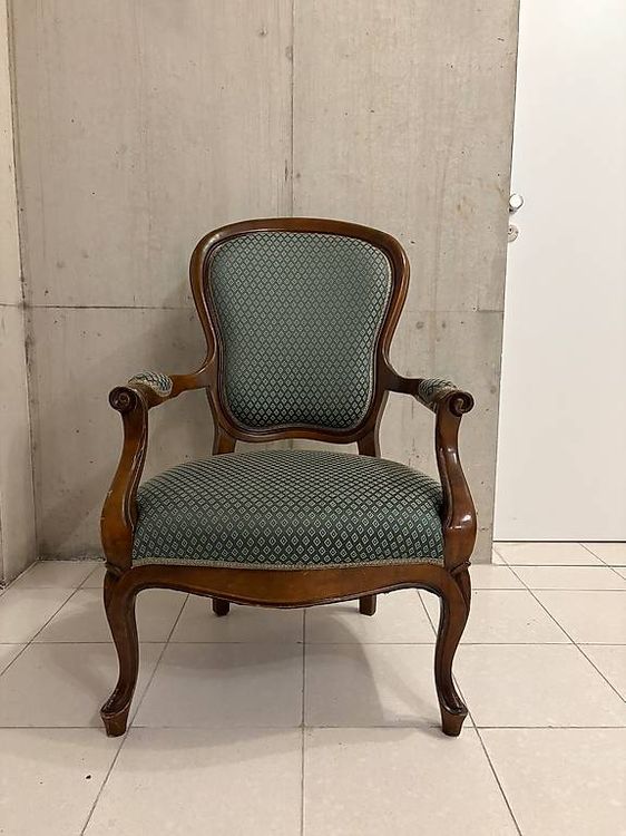 Louis XV Sessel mit neuwertigem Polster | Kaufen auf Ricardo