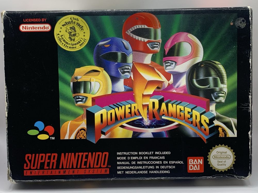 Power Rangers - Super Nintendo (SNES) OVP Selten! (Gebraucht) in ...