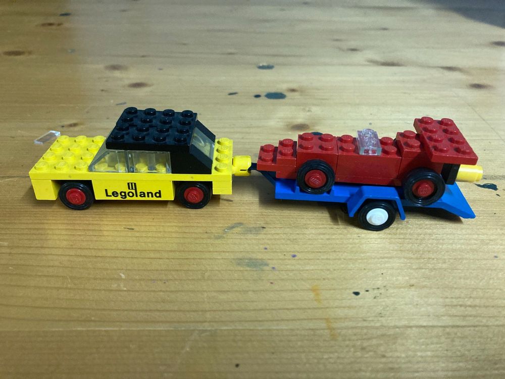 LEGO 650 Auto mit Anhänger und Rennwagen (Gebraucht) in Lyssach für CHF ...
