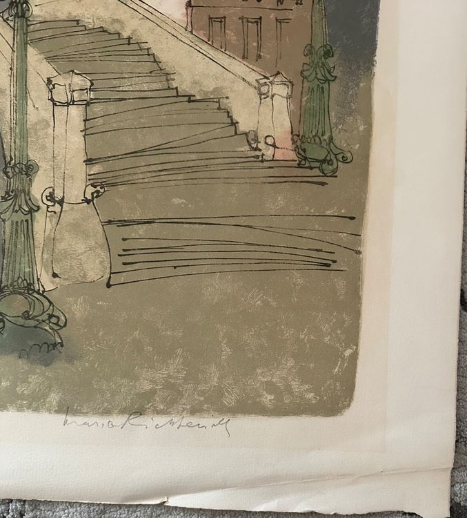 Marco Richterich (1929-1997) Litho Handsig | Kaufen auf Ricardo