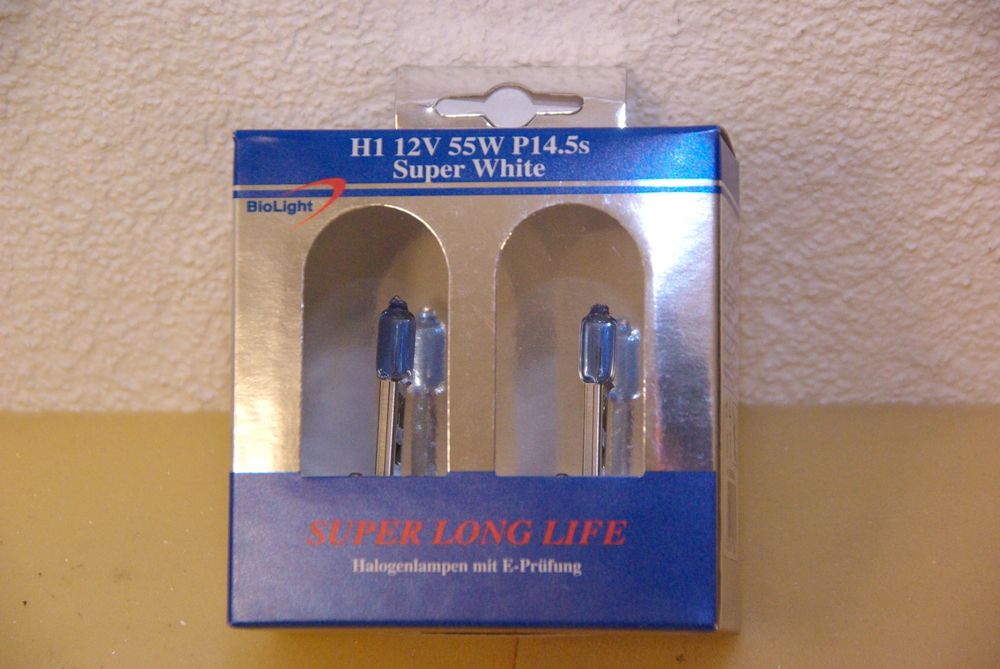 BioLight Blue Moon H1 12V 55W P14.5s (Neu und originalverpackt) in ...