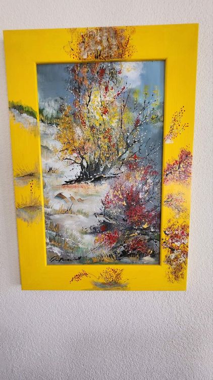 Bild - Öl auf Leinwand mit individuellem Rahmen (Gebraucht) in Glattpark(Opfikon) für CHF 130 ...