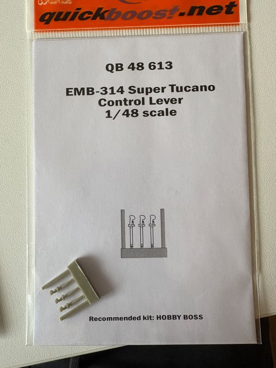 1/48 EMBRAER EMB-314 SUPER TUCANO CONTROL LEVER FÜR HOBBY BO | Kaufen ...