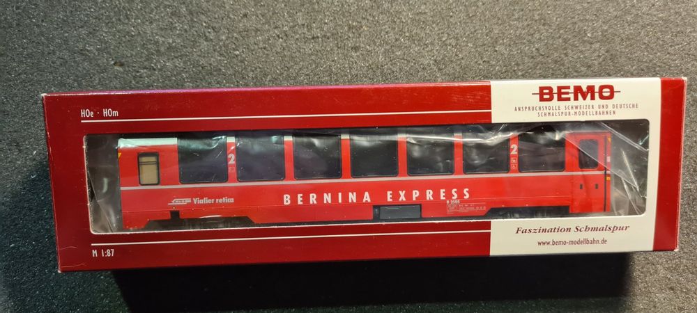 3294 105 H0m BEMO BERNIINA EXPRESS Panoramawagen (Neu und ...