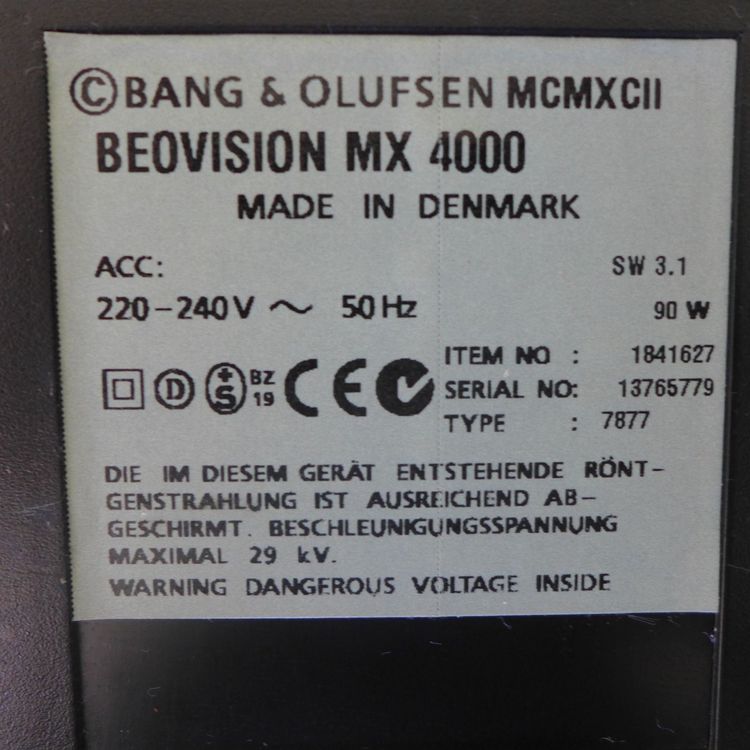 Bang & Olufsen BEO MX 4000 UND BEO 4 (Gebraucht) in zürich für CHF 50 ...