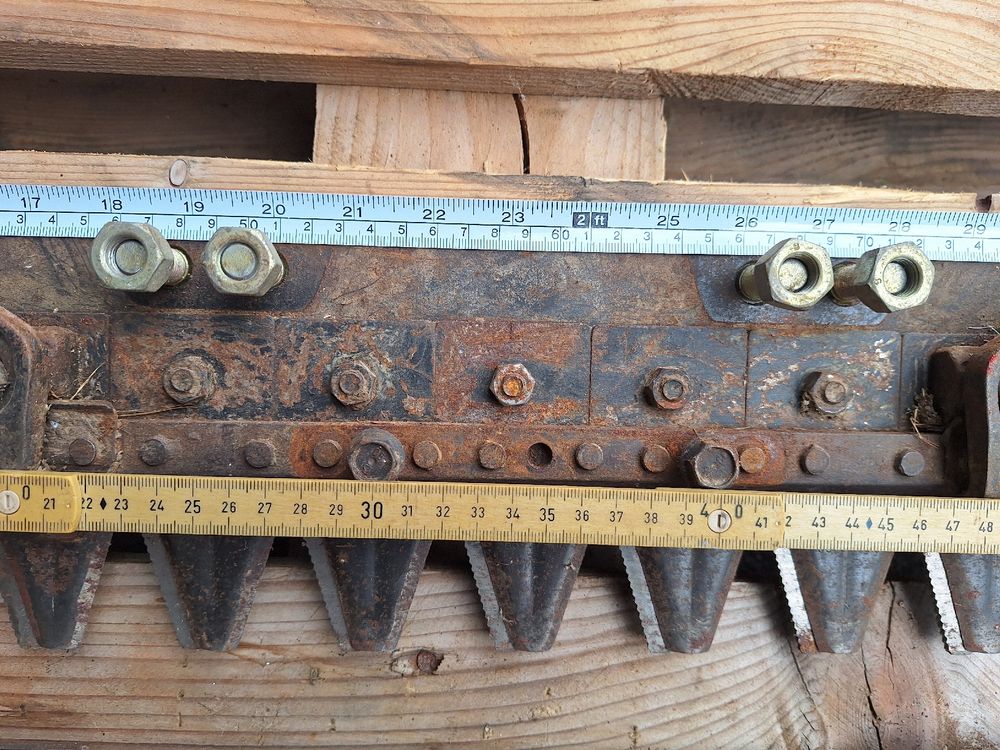 MULCHBALKEN ESM 120CM Rapid Aebi Bucher Motormäher Busatis (Gebraucht ...