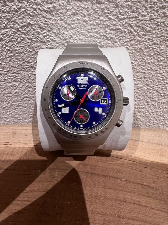 Swatch Swiss irony Aluminum Vintage Unisex AG2002 Chrono uhr | Kaufen ...