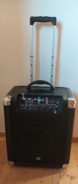 LD Systems RJ10 Akku-Lautsprecher mit Trolley & Mikrofon (Gebraucht) in ...