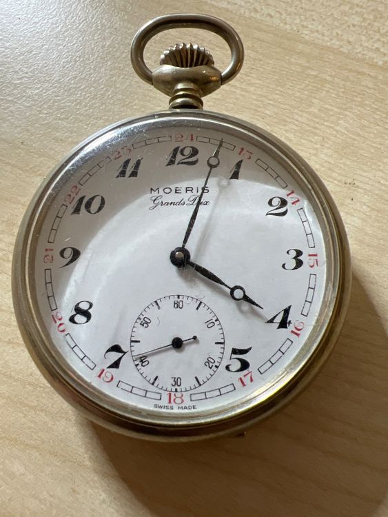 Moeris Taschenuhr 50 mm (Gebraucht) in Pfeffingen für CHF 58 – mit Lieferung auf Ricardo kaufen