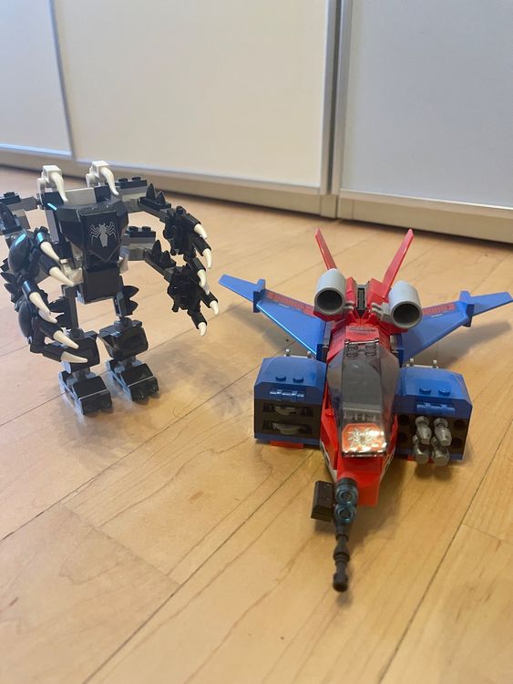 LEGO Marvel Spider Man Spider Jet vs Venom Mech (Set. 76150) (Gebraucht ...