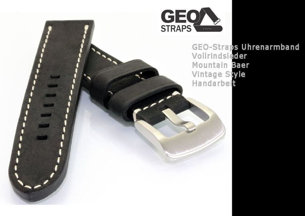 GEO-Straps Mountain Baer 22mm sw (Neu und originalverpackt) in ...