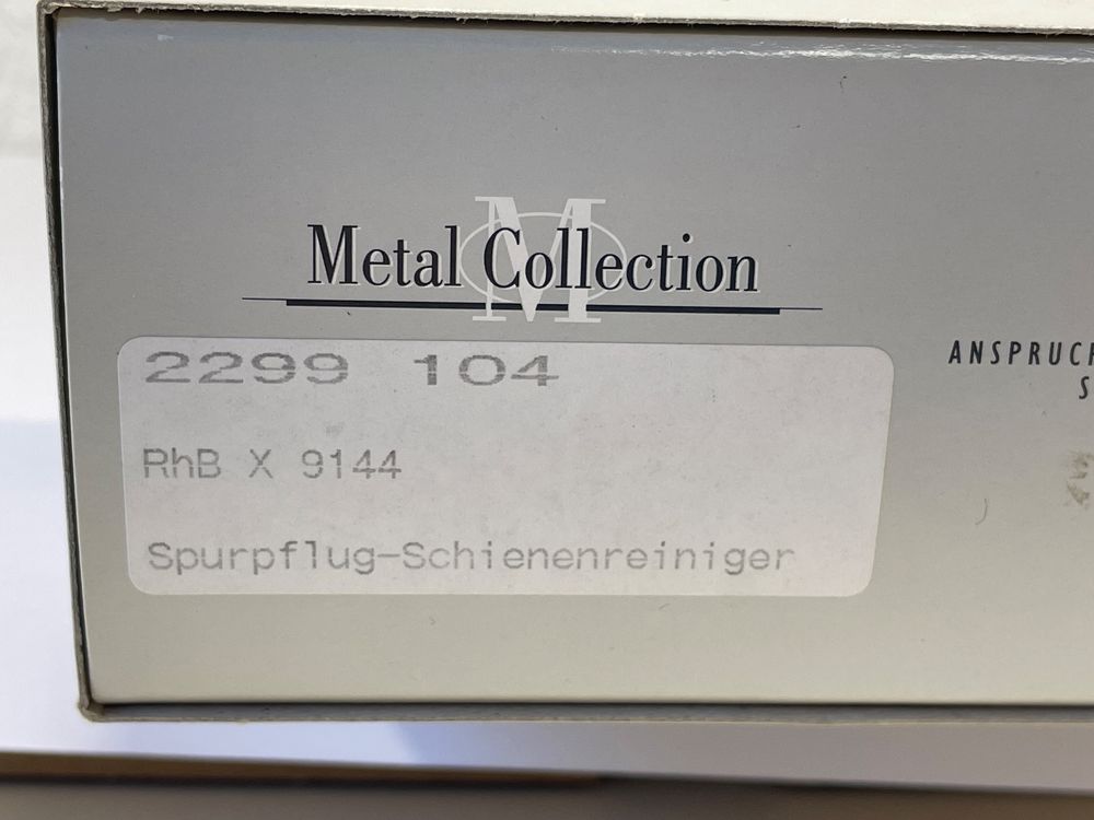 Bemo 2299 104 Metal Collection RhB x 9144 Spurpflug H0m (Neu (gemäss ...