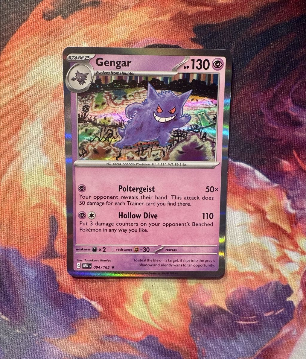 Gengar Mew 151 094/165 illus. Tomokazu Komiya Pokemon Karte (Neu ...