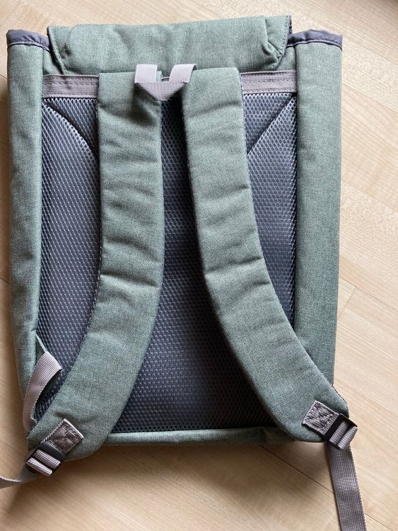 Hellgrüner Stoff-Rucksack | Kaufen auf Ricardo