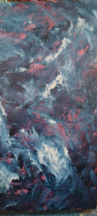 Gemälde "Abstrakte Formen" von mir selbstgemalt 60×60 | Kaufen auf Ricardo