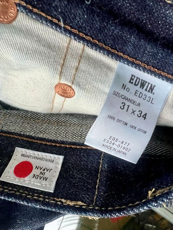 Edwin Jeans ED33L Japanese Selvedge Denim W31/L34 (Gebraucht) in Vevey für CHF 49 – mit ...