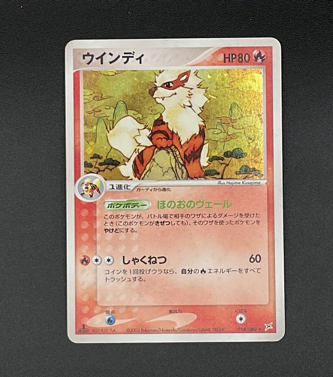 Arcanine Holo 014/080 Magma VS Aqua 1st Edition JP Ab 1 -. | Kaufen auf Ricardo