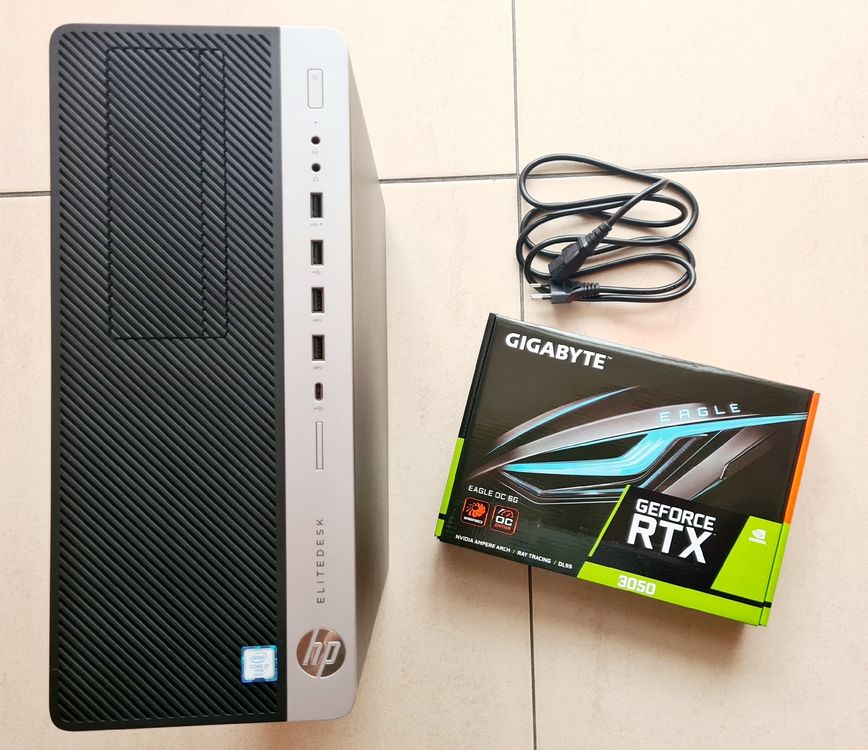 Smart Gaming PC EliteDesk RAM 16GB 2xSSD + RTX 3050 + Wifi (Gebraucht ...