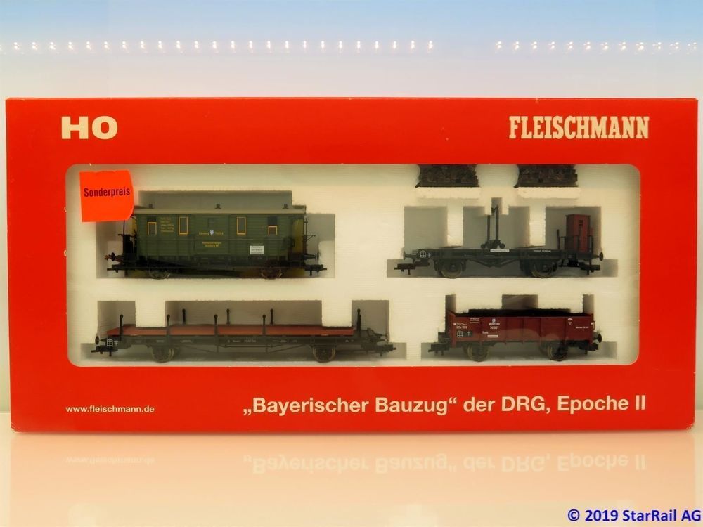Fleischmann 580908 B Bayerischer Bauzug Epoche II (Neu (gemäss ...