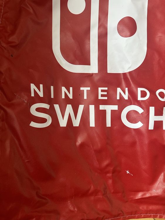 Original Nintendo Switch Promo Banner, Werbung aus GameStop (Gebraucht ...