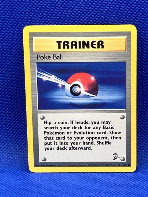 Pokemon BASE SET 2 / Poke Ball 121 / 130 EN Trainer (GD) (Gebraucht) in ...