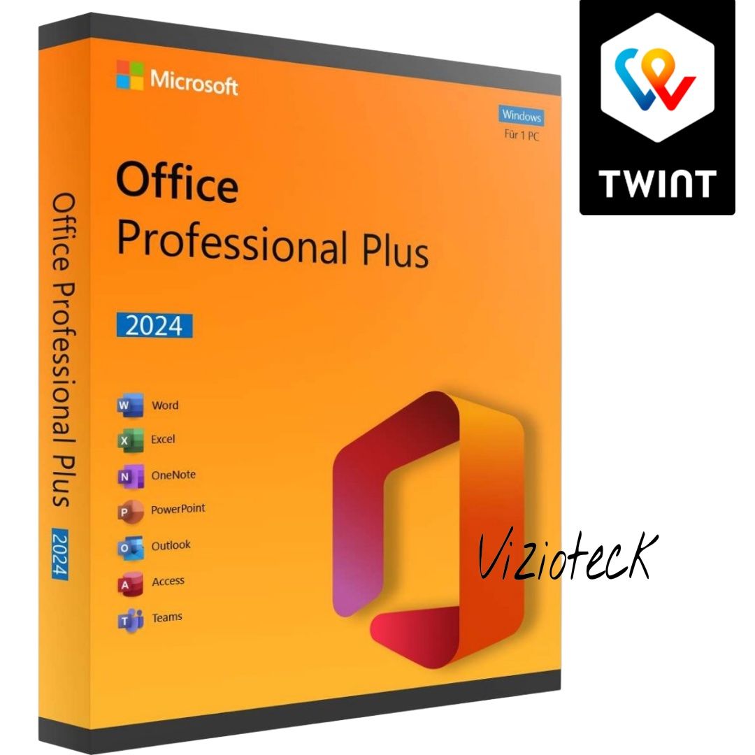 Microsoft Office 2024 Professional Plus pour 3 PC - Windows (Neu und originalverpackt) in ...