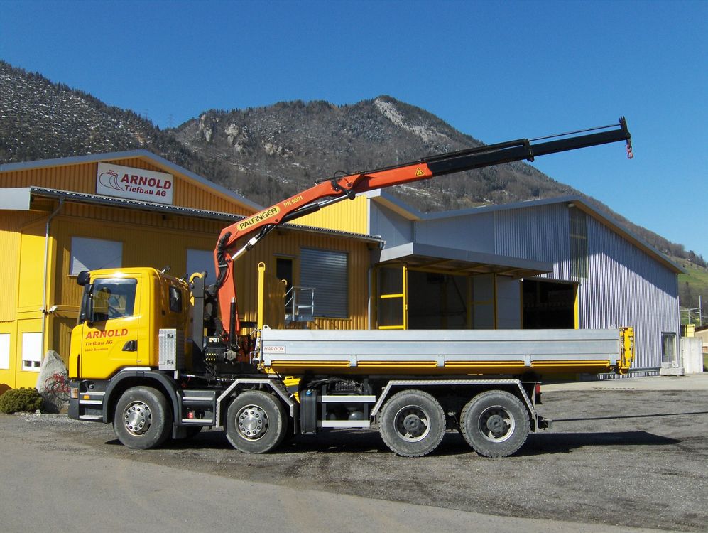 Abrollcontainer Mulden Kran Palfinger PK 9501 (Gebraucht) in für CHF ...