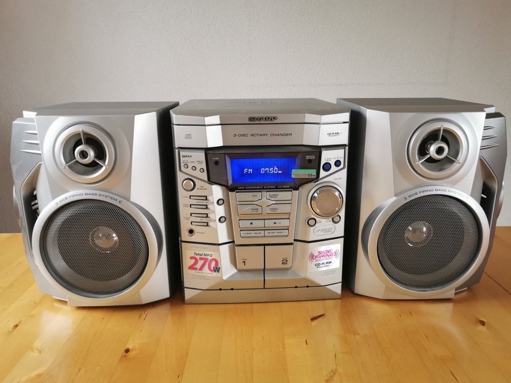 Sharp Mini Component System CD-E800W (Gebraucht) in Jona für CHF 1 ...