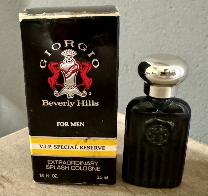 Giorgio Beverly Hills V.I.P. Special Reserve Parfum Miniatur (Gebraucht ...