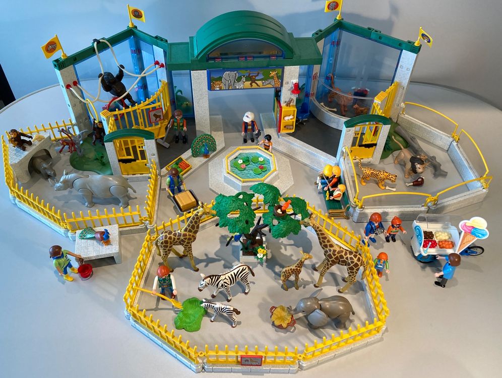 Playmobil, grosser Tierpark/Zoo, viele Figuren und Tiere | Kaufen auf Ricardo